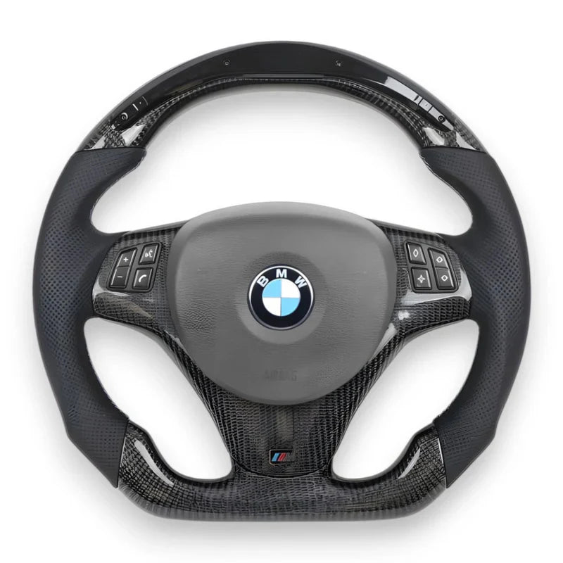 BMW E-Chassis Custom Carbon Fiber Steering Wheel E9X – CarbonPowered